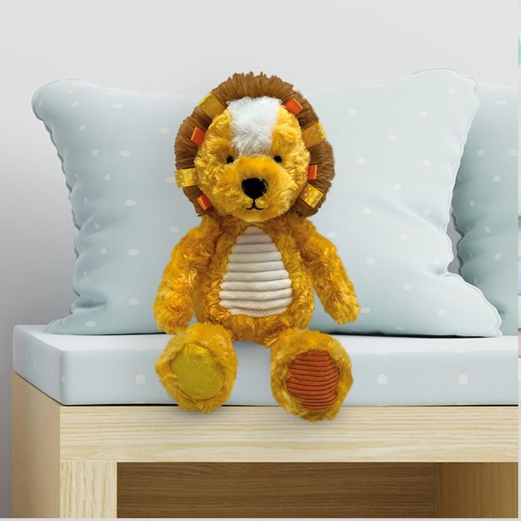Snuggable Sensory Medium Lion Soft Toy | At Portmeirion Online ...