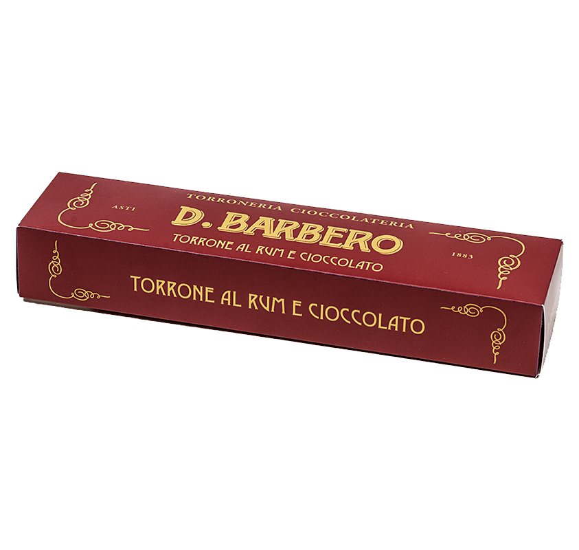 Davide Barbero Rum Chocolate Torrone Nougat Bar 270g | At Portmeirion ...