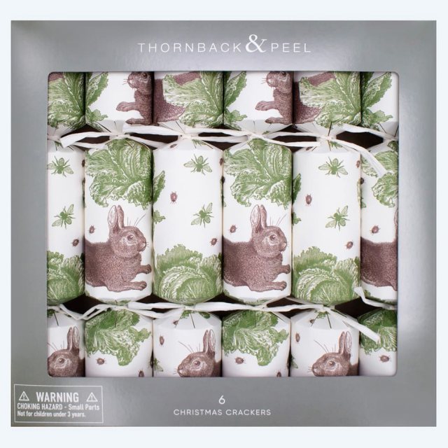 Rabbit & Cabbage Crackers 6pc | Buy Online Here - Portmeirion Online