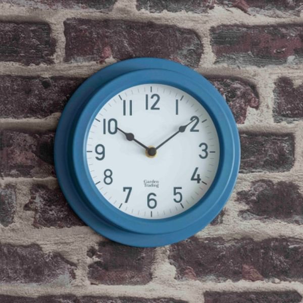 Garden Trading Tenby Clock Lulworth Blue | At Portmeirion Online ...