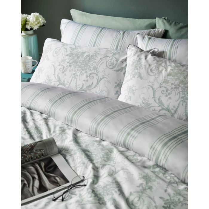 Laura Ashley Tuileries Sage Bedding | At Portmeirion Online ...