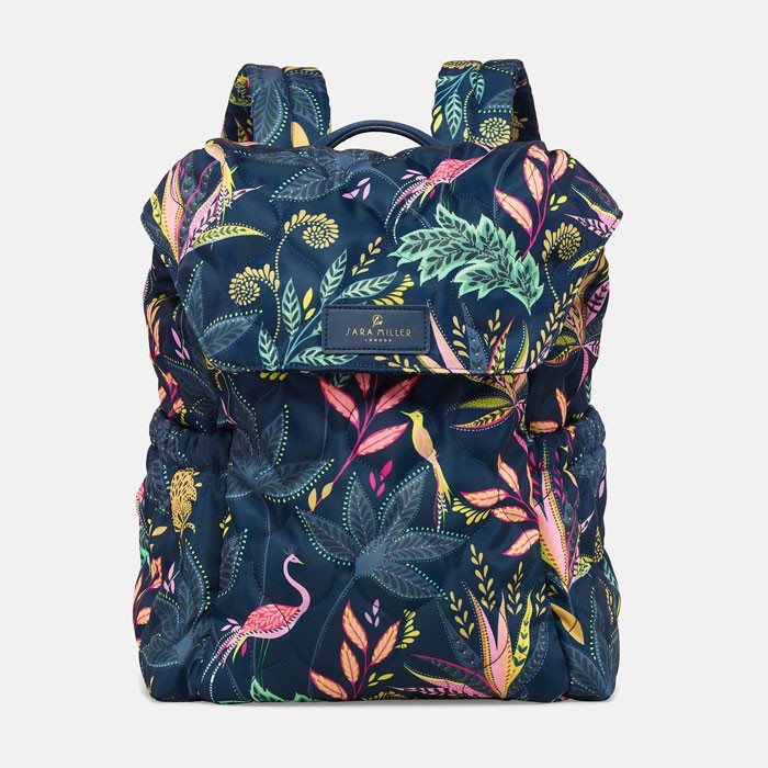 Sara Miller Botanic Paradise Quilted Backpack | At Portmeirion Online ...