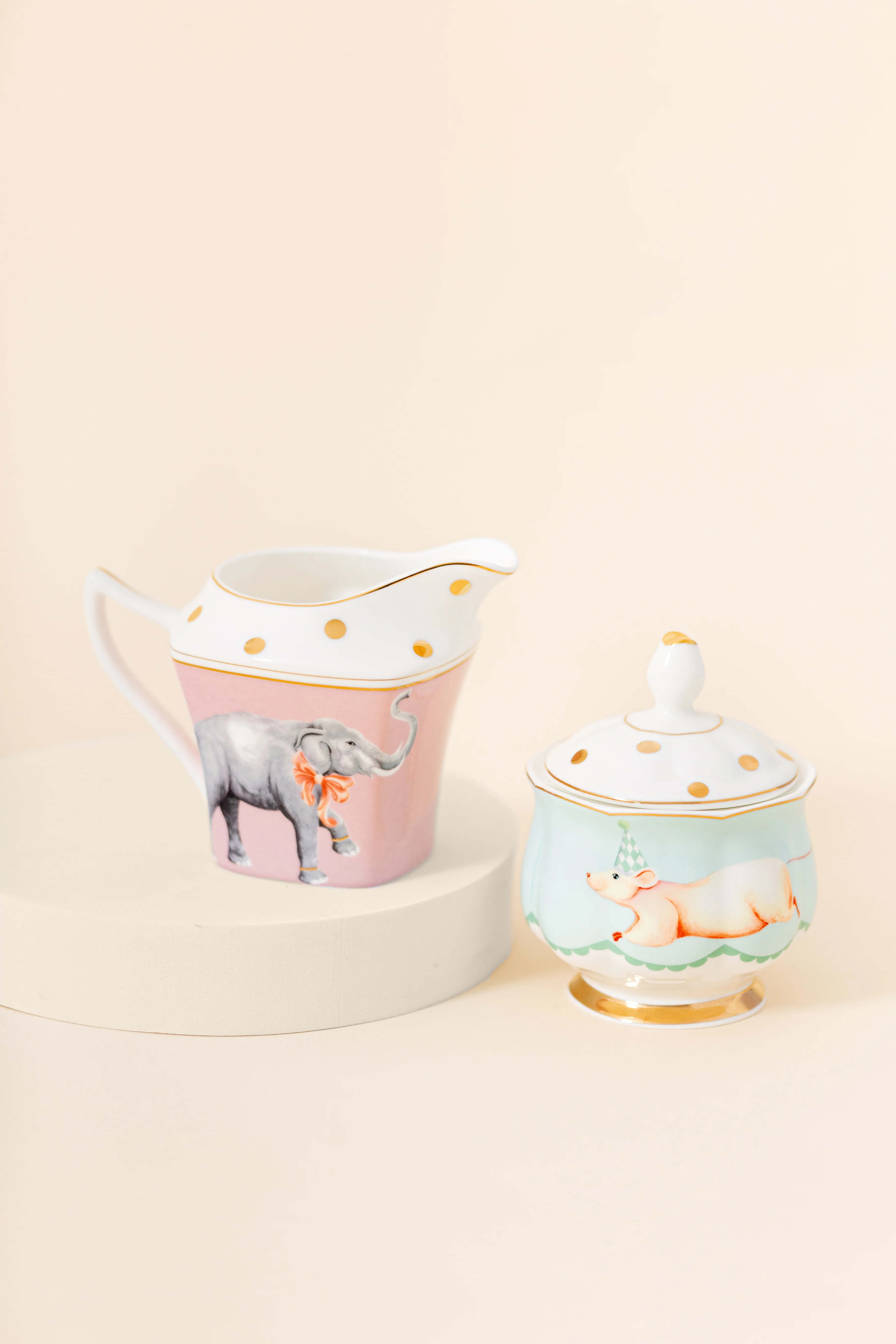 Yvonne Ellen Elephant Milk Jug & Mouse Sugar Pot Set | At Portmeirion ...