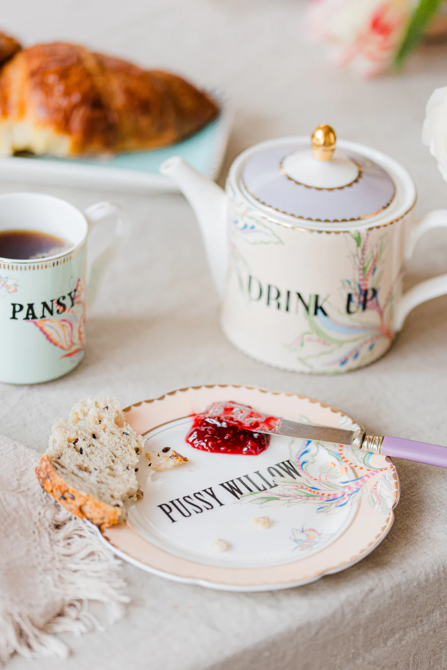 Yvonne Ellen Floral Tea Plates - Set of 4 | At Portmeirion Online ...