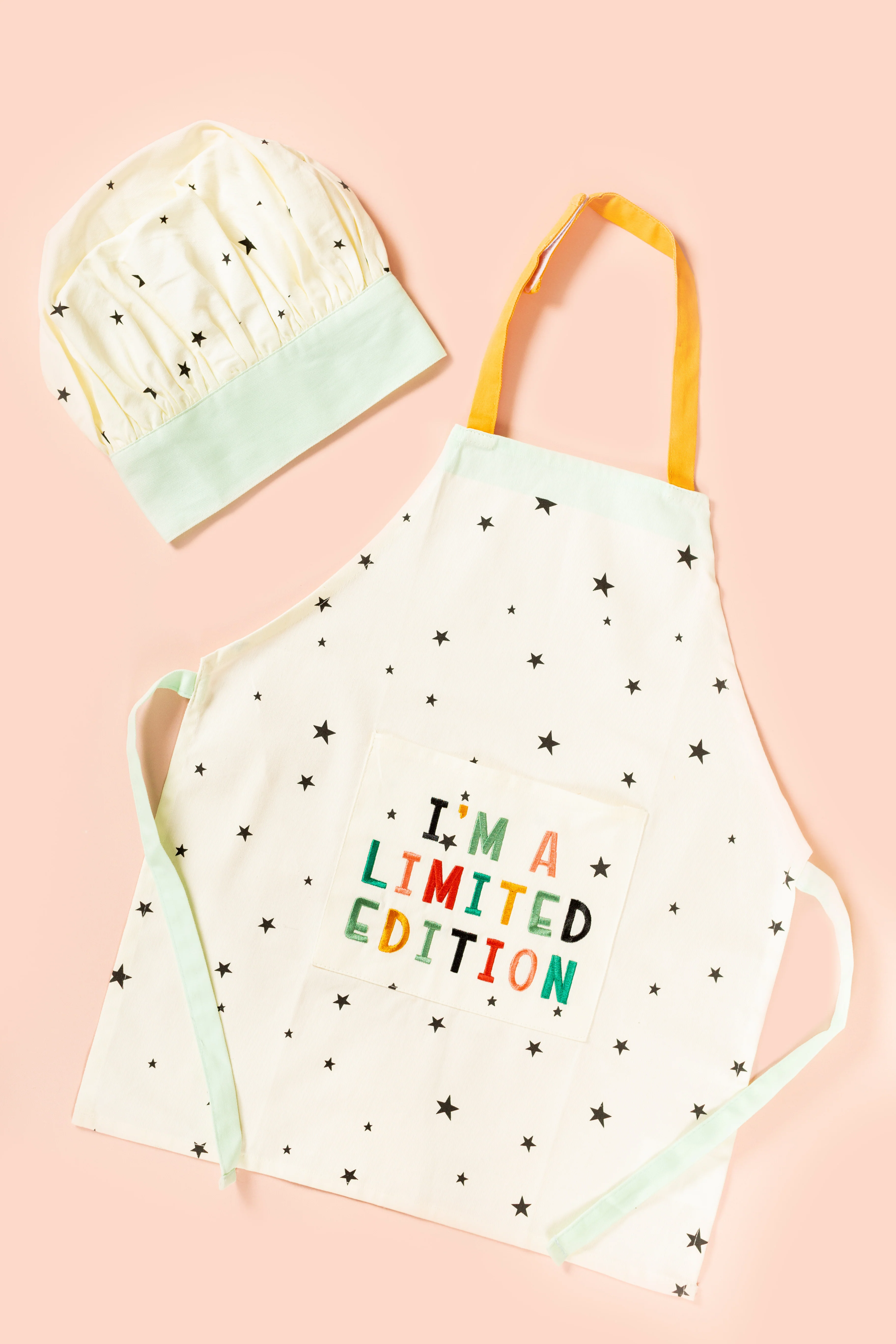 Yvonne Ellen Mini Kids 'Limited Edition' Apron & Chef Hat Set ...