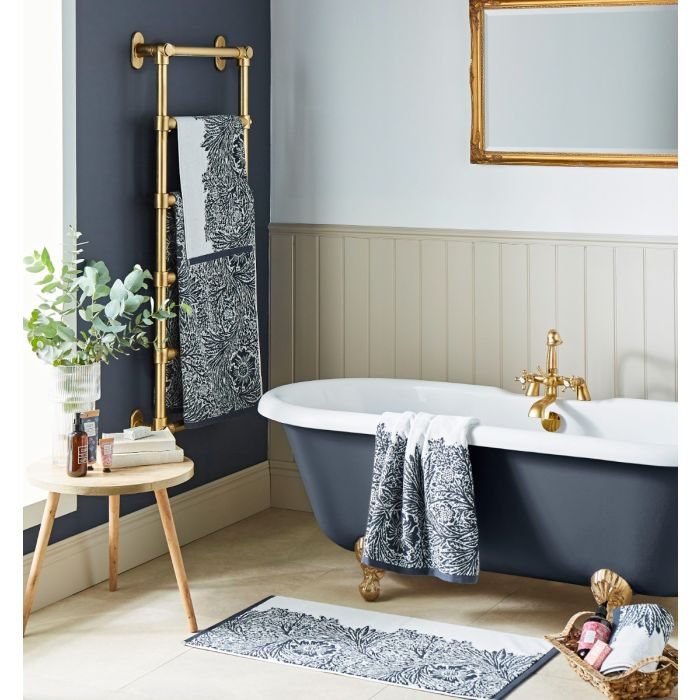 William Morris At Home Marigold Prussian Blue Towels | At Portmeirion ...