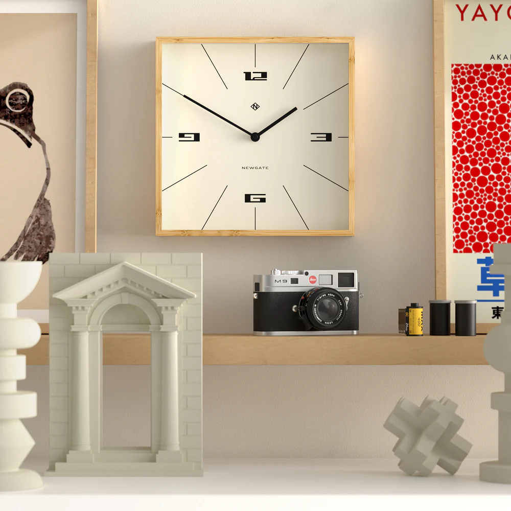 Newgate Fiji Wall Clock | Bamboo / Hovercraft | At Portmeirion Online ...