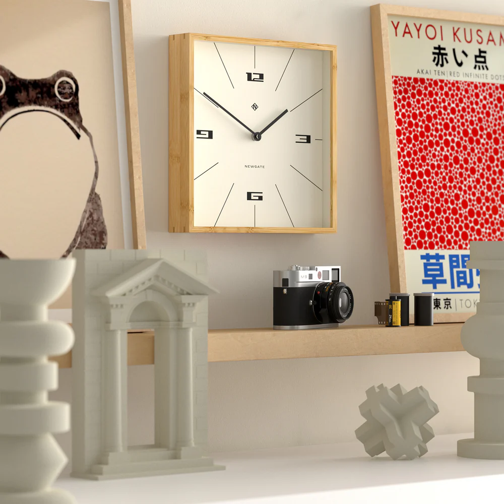 Newgate Fiji Wall Clock | Bamboo / Hovercraft | At Portmeirion Online ...