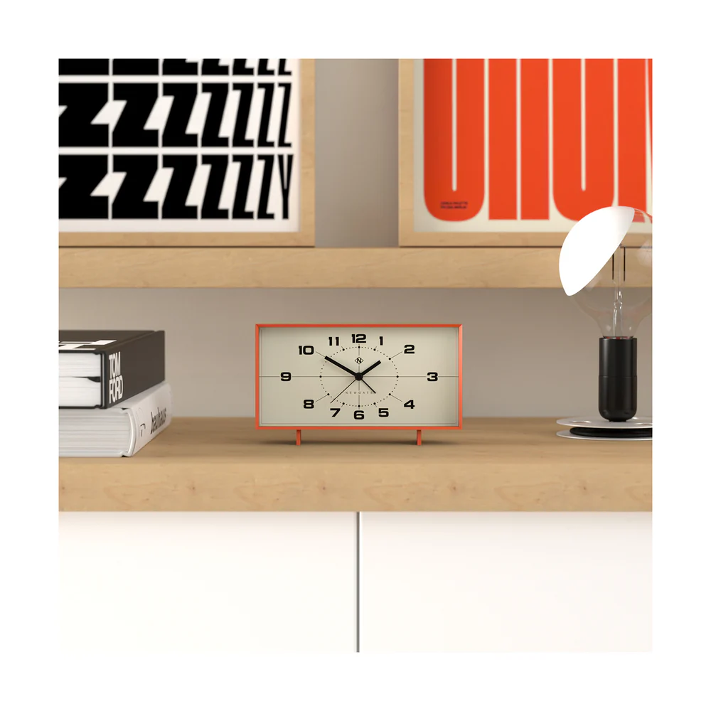 Newgate Wideboy Alarm Clock | Pumpkin Orange | At Portmeirion Online ...