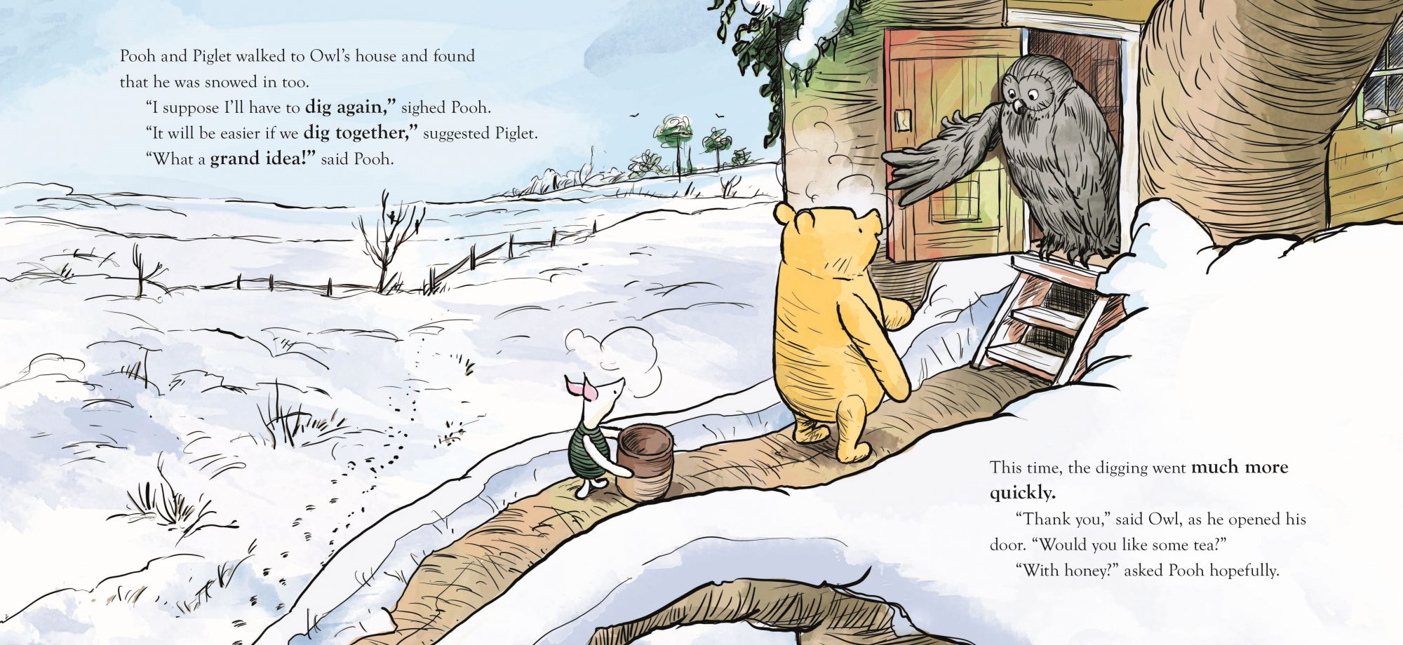 Winnie The Pooh : A Snowman For Christmas | At Portmeirion Online ...