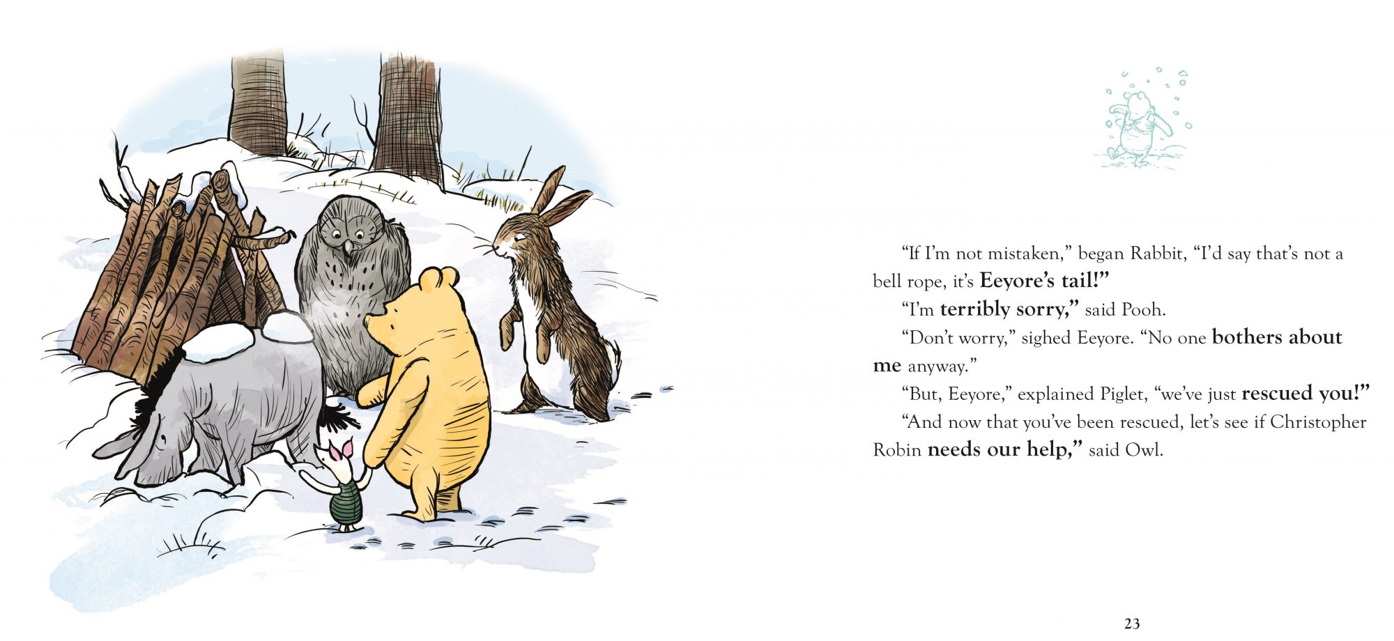 Winnie The Pooh : A Snowman For Christmas | At Portmeirion Online ...