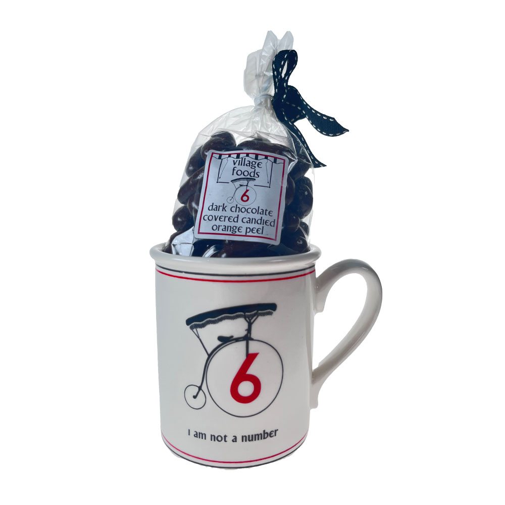 The Prisoner Mug & Sweets Set | At Portmeirion Online - Portmeirion Online