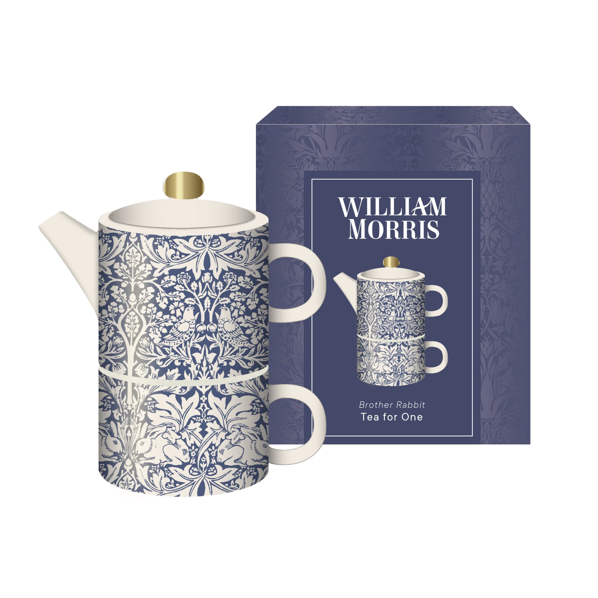 William Morris Brother Rabbit Tea For One | At Portmeirion Online ...
