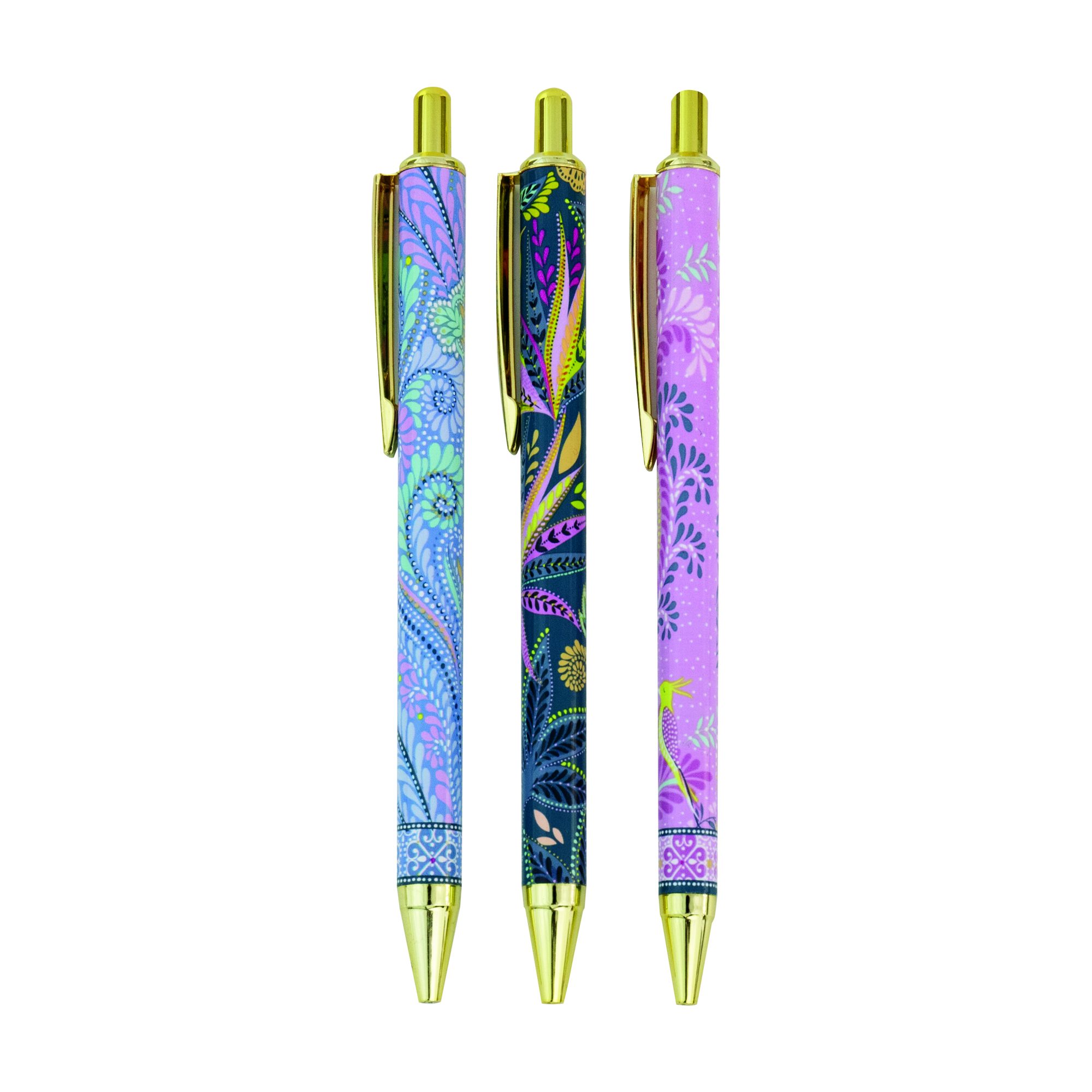 Sara Miller Savannah Set of 3 Ballpoint Pens | At Portmeirion Online ...