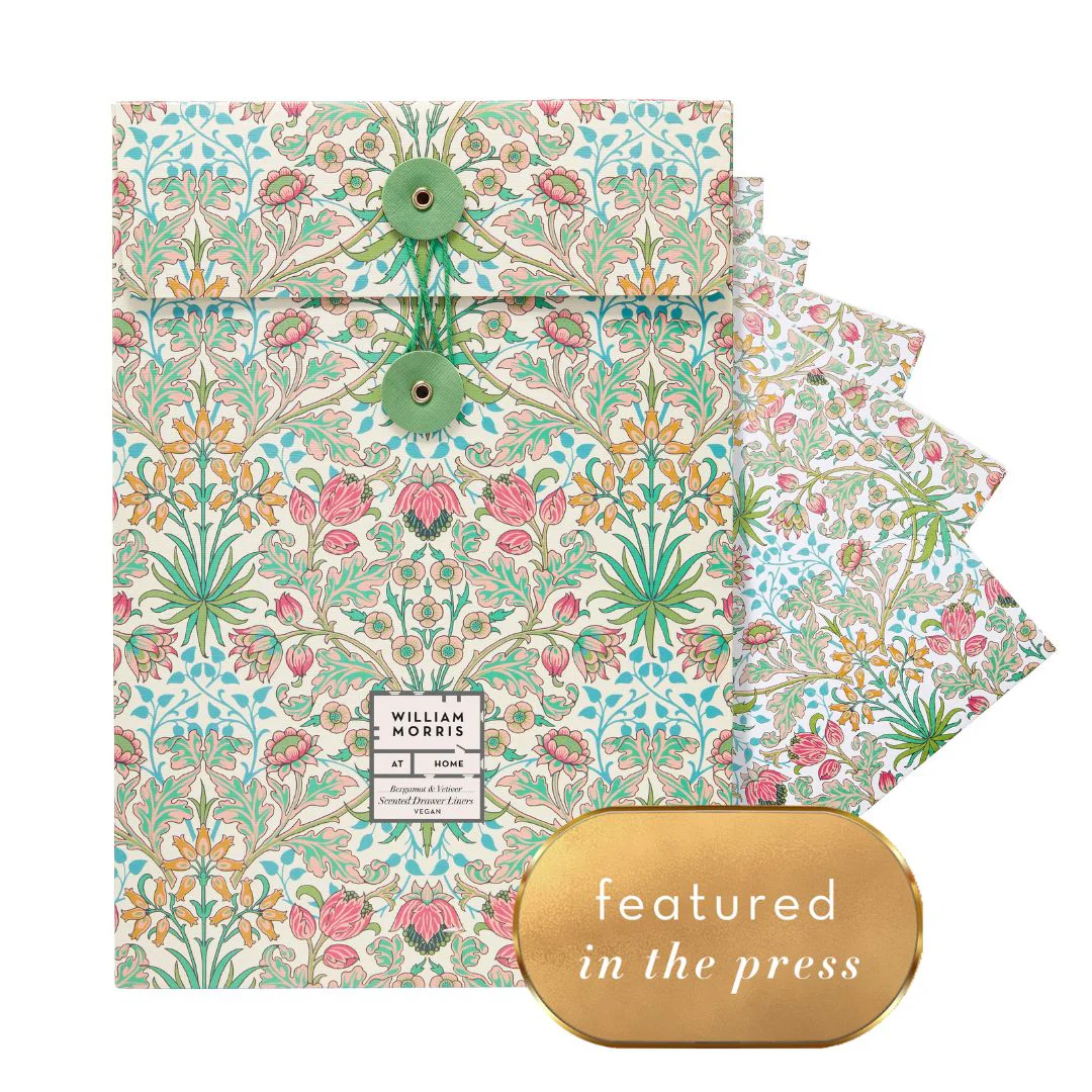 William Morris At Home Golden Lily Scented Drawer Liners - Portmeirion ...