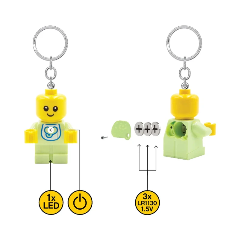 LEGO Iconic Minifigures Keychain Light Baby | At Portmeirion Online ...