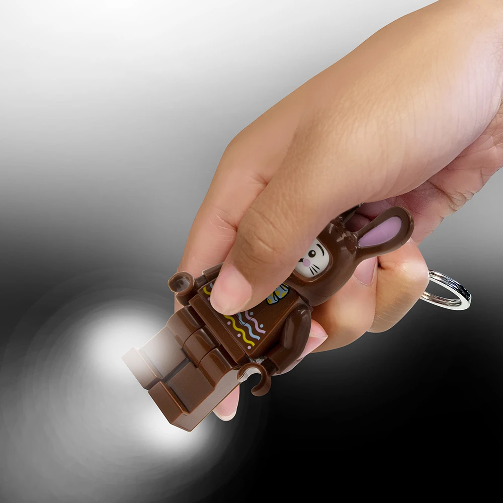 LEGO Minifigure Keychain Light Chocolate Bunny | At Portmeirion Online ...
