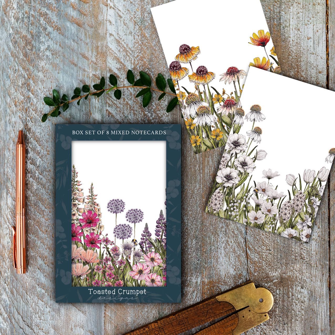 Toasted Crumpet Regency Gardens Collection Wildflower Meadows Boxed Se ...