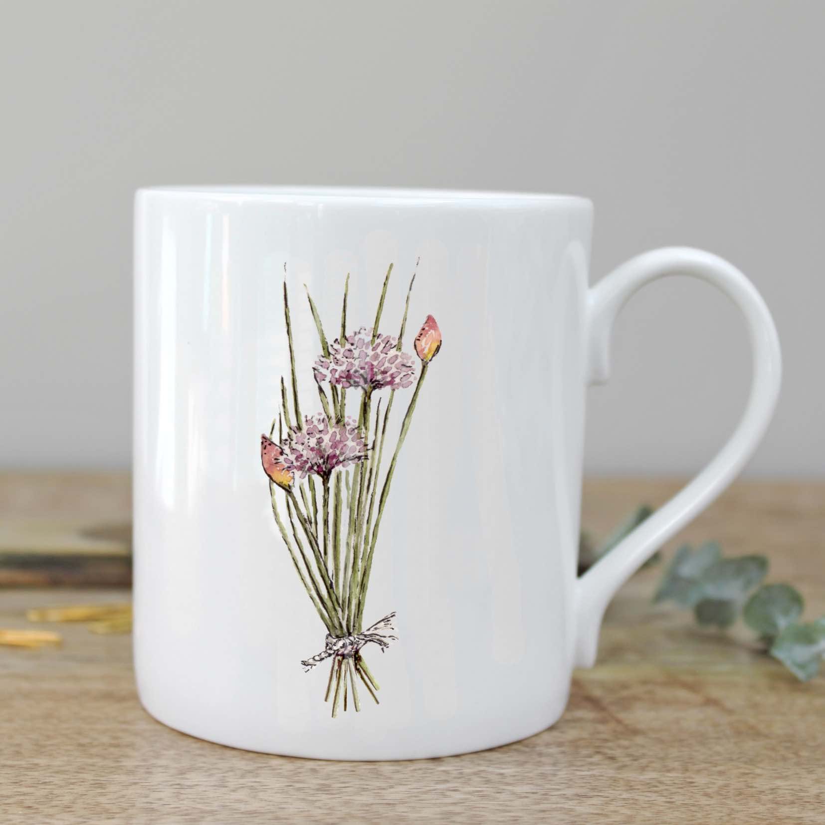 Toasted Crumpet The Kitchen Garden Chives Mug in Gift Box - Portmeirion ...