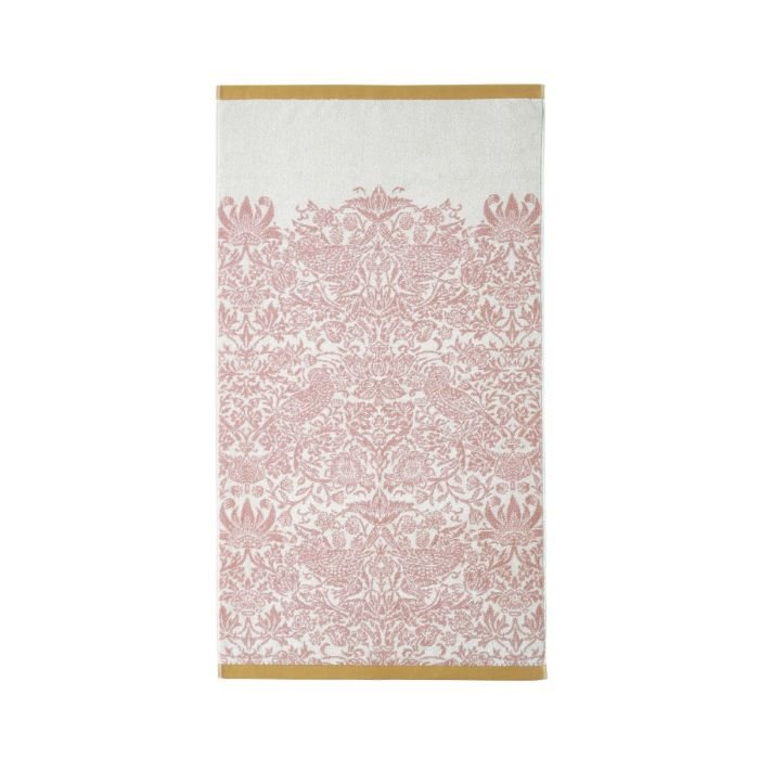 William Morris Strawberry Thief Plaster Pink Towel | At Portmeirion On ...