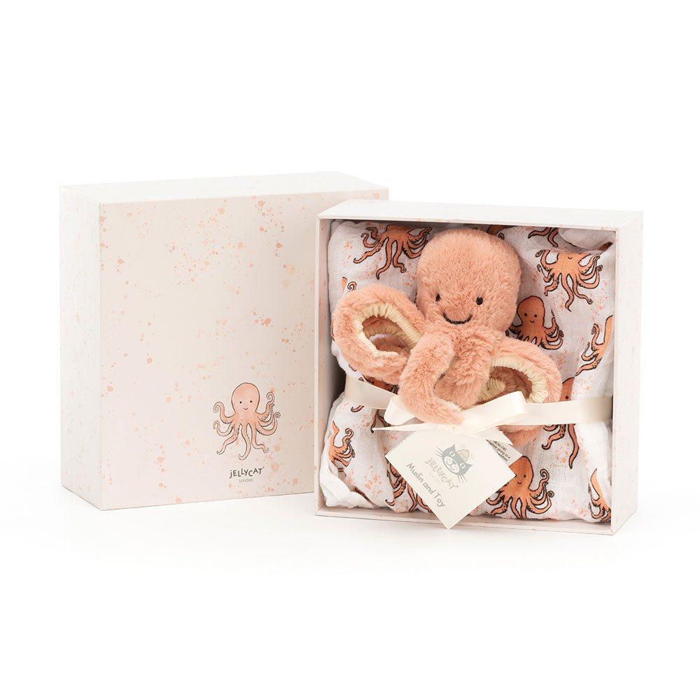 Jellycat Odell Octopus Gift Set | At Portmeirion Online - Portmeirion ...