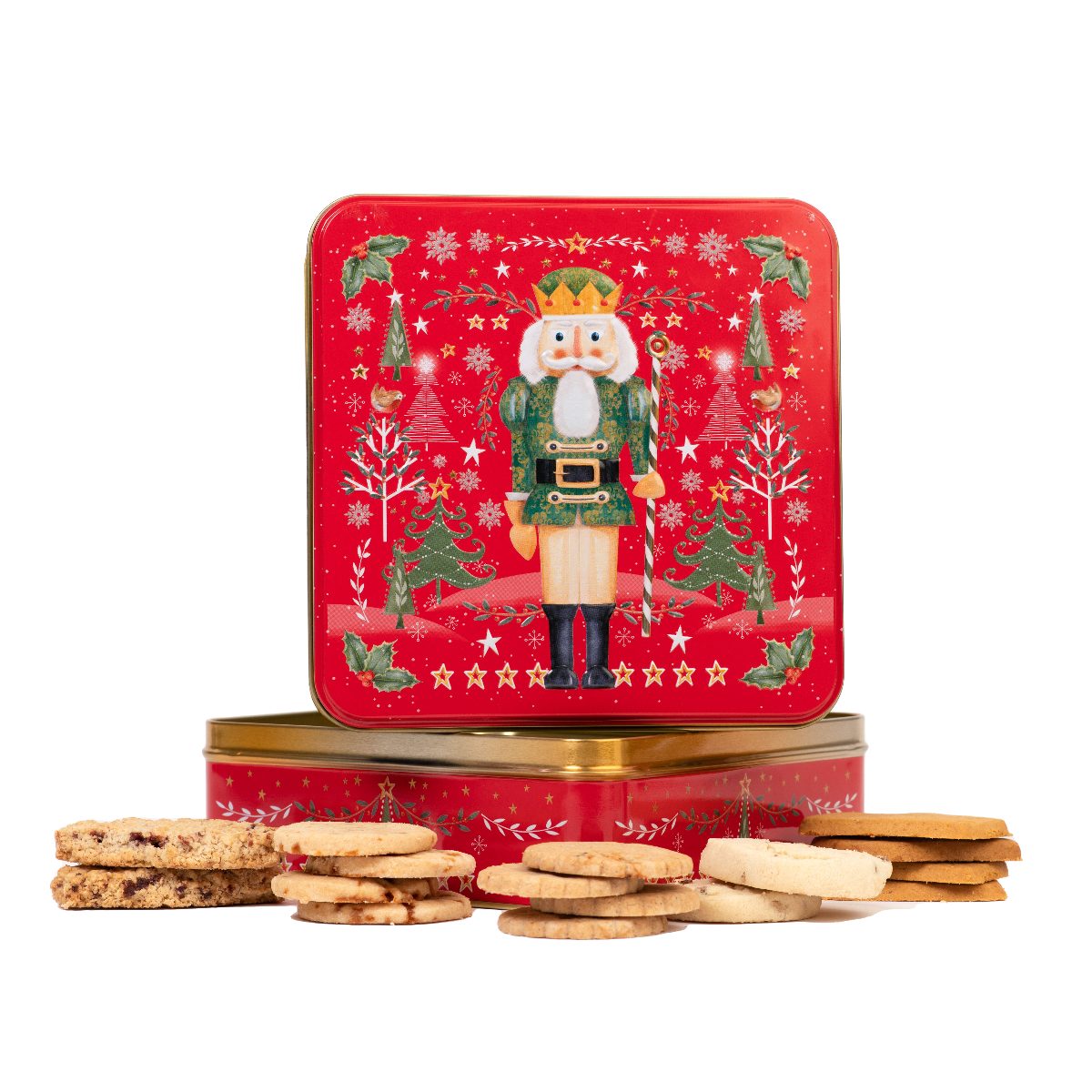 Farmhouse Biscuits Nutcracker Festive Selection Tin 400g - Portmeirion ...
