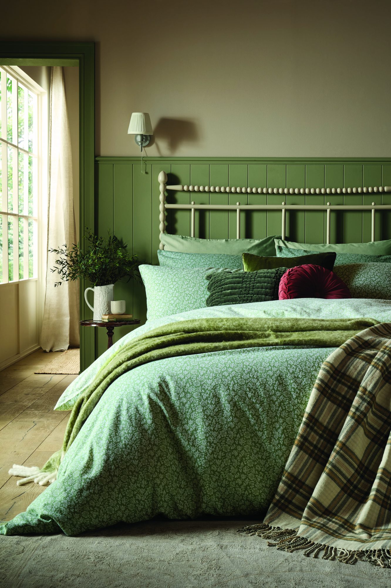 Laura Ashley Sweet Alyssum Sage Bedding - Portmeirion Online