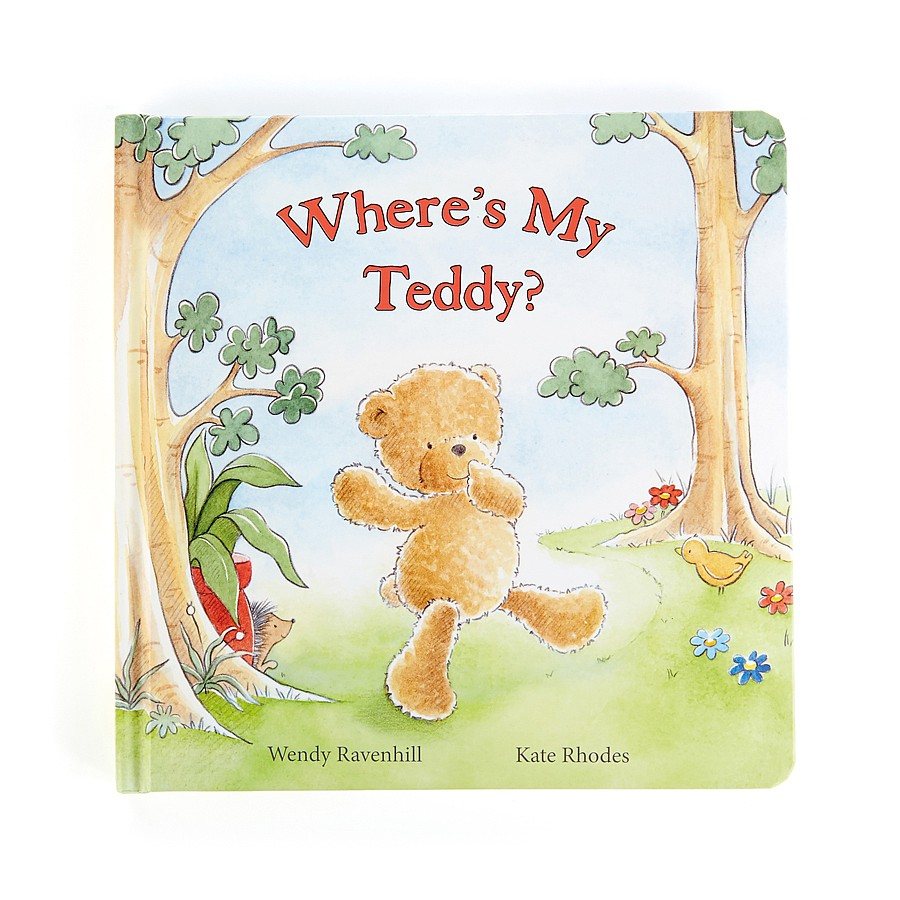 Jellycat Wheres My Teddy Book - Portmeirion Online