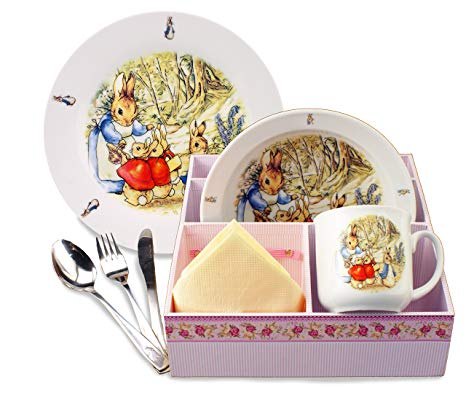 Peter Rabbit™ Beatrix Potters Peter Rabbit Breakfast Set Basket - Gift ...
