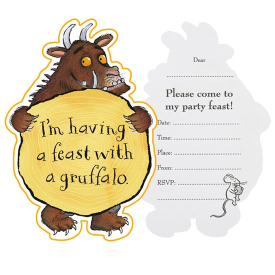 Gruffalo Invite Cards - Party Invites - Portmeirion Online