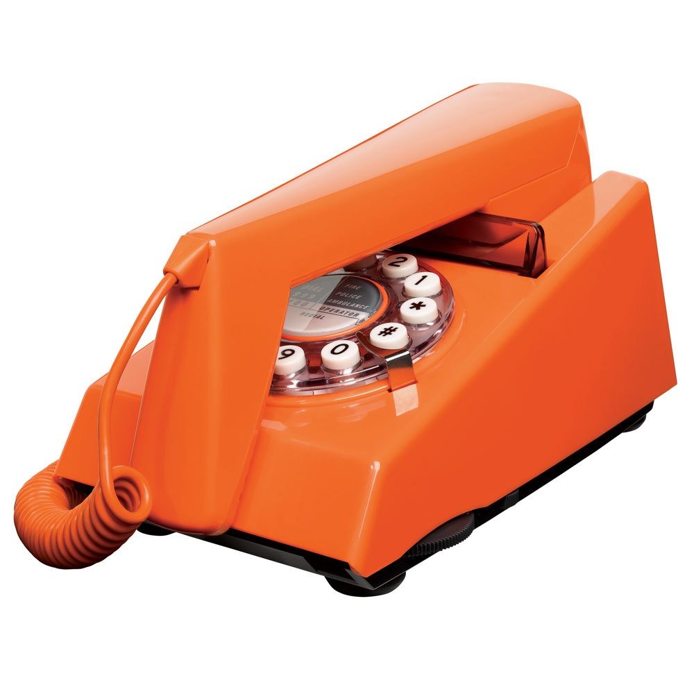 Wild & Wolf D/C Trim Phone Goldfish Orange - Phones - Portmeirion Online