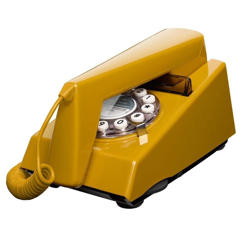 Wild & Wolf D/C Trim Phone Old Gold - Phones - Portmeirion Online