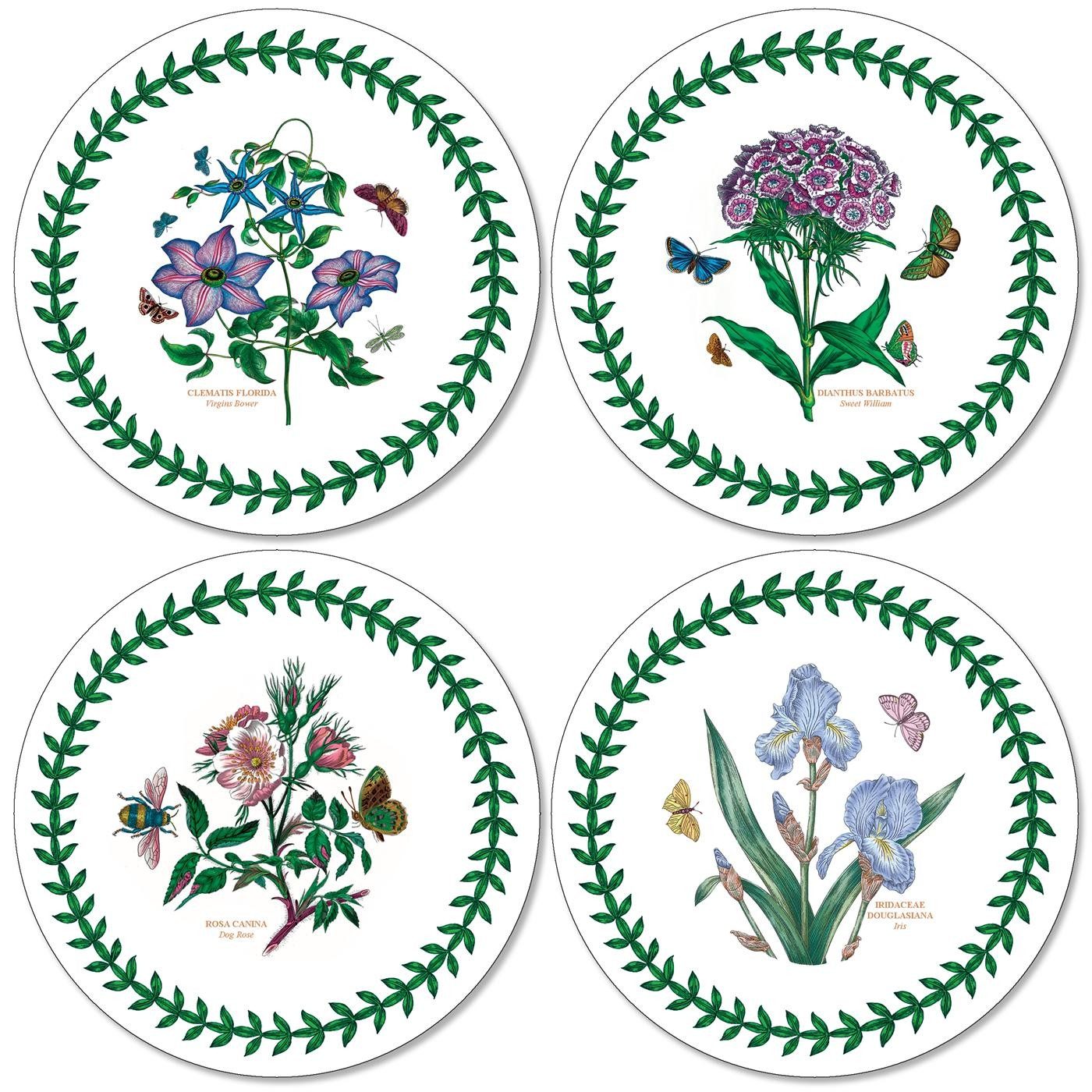 Botanic Garden Round Coasters Set of 4 | Buy Online Here - Portmeirion ...