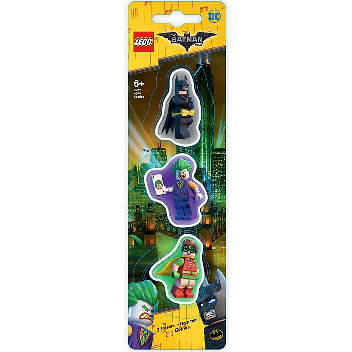 LEGO Batman Movie Eraser Set | Buy Online Here - Portmeirion Online