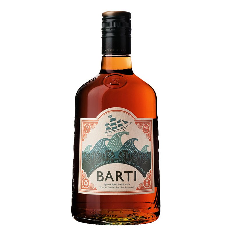 Barti Ddu Spiced Rum 70cl | At Portmeirion Online - Portmeirion Online