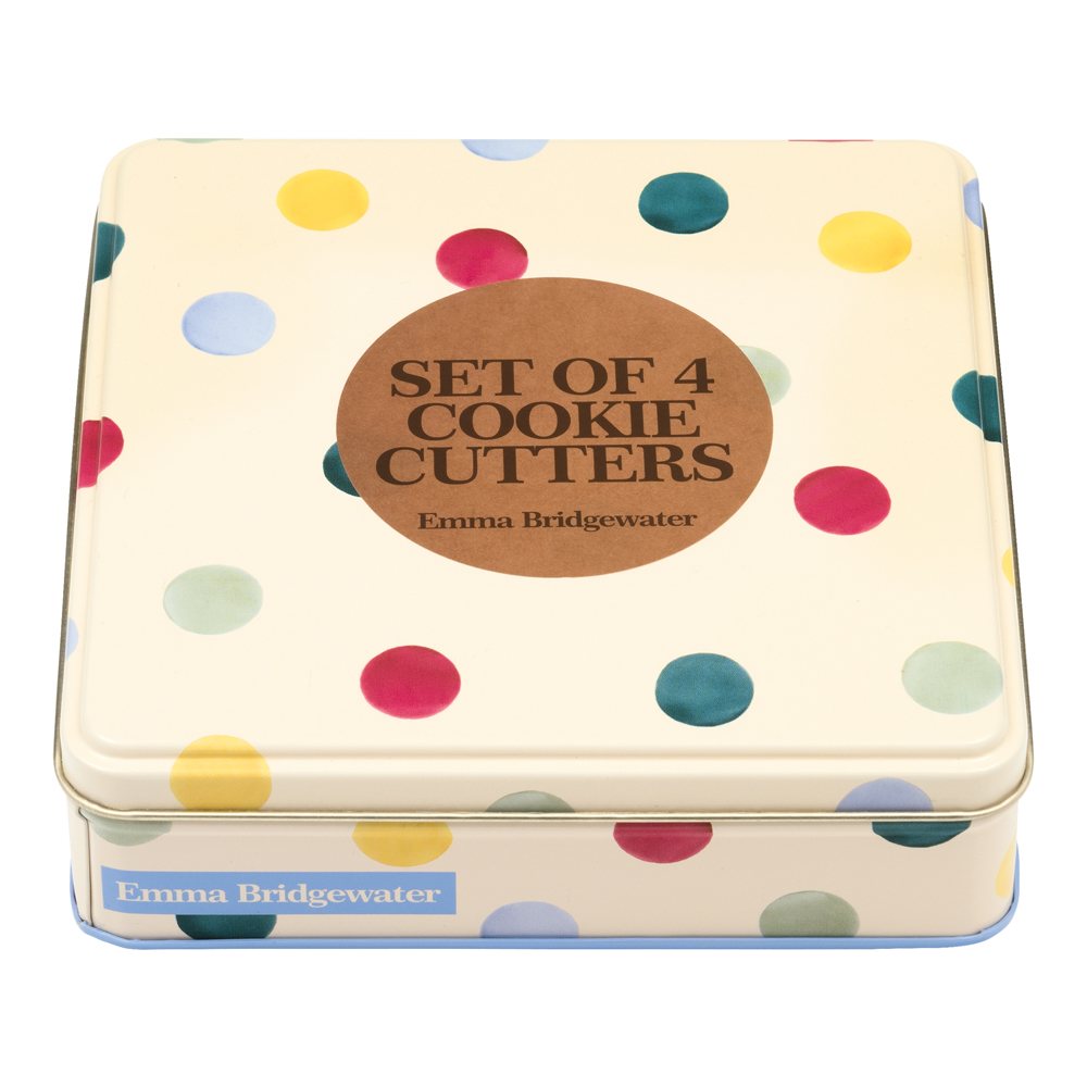 Emma Bridgewater Polka Dot Cookie Cutters 4 Asstd - Baking Accesories ...