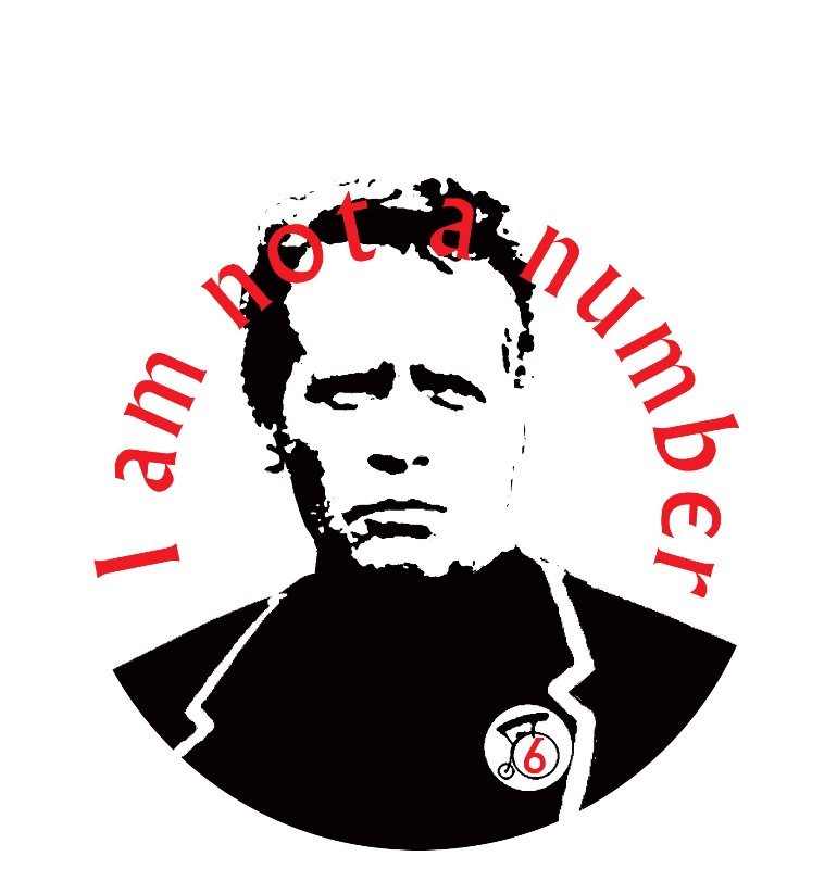 The Prisoner Round Car Sticker - I am Not a Number - Badges / Stickers ...