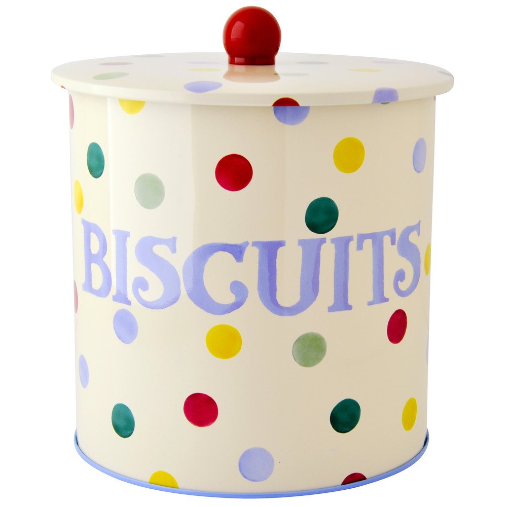 Emma Bridgewater Polka Biscuit Barrel - Biscuit Barrels - Portmeirion ...