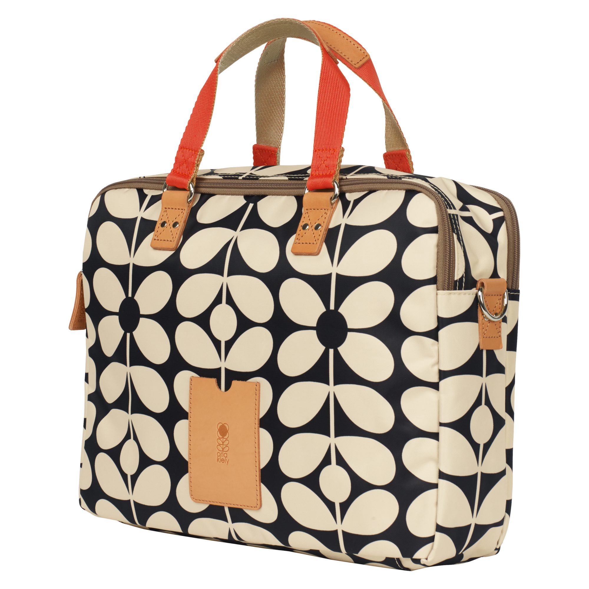 Orla Kiely Work Bag Charcoal Blue - Handbags - Portmeirion Online