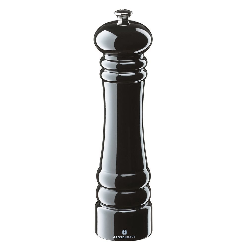 Zassenhaus Berlin Black Gloss Beech Pepper Mill | Buy Online Here ...