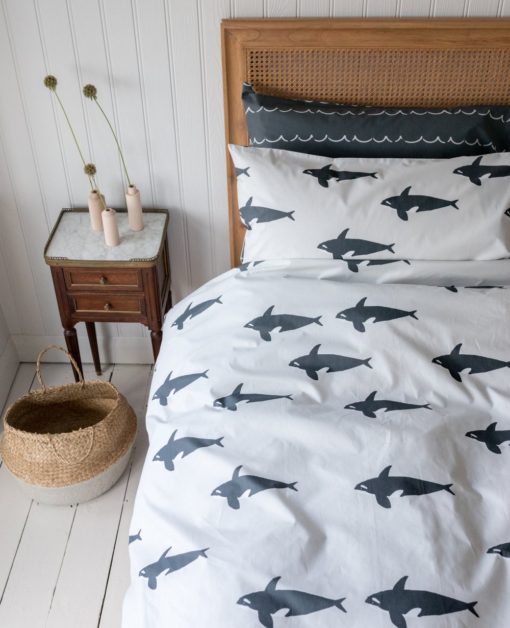 Anorak Orca Double Duvet Set | Buy Online Here - Portmeirion Online