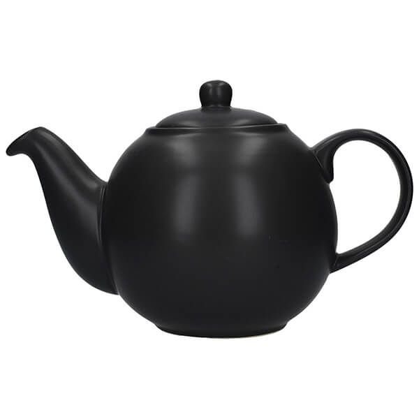 Globe Matt Black Teapot | At Portmeirion Online - Portmeirion Online