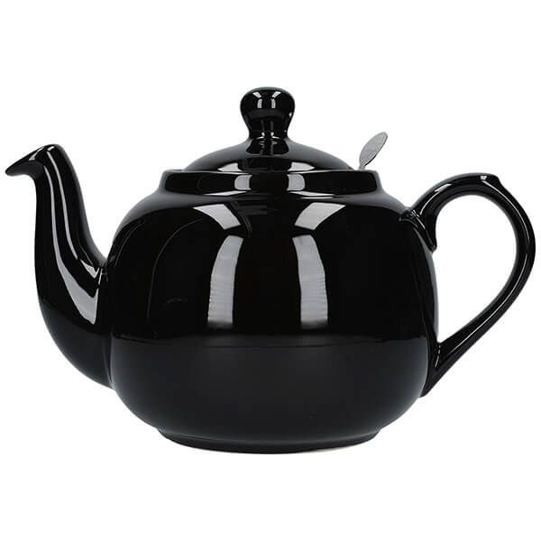 Gloss Black Farmhouse Filter Teapot | Buy Online here - Portmeirion Online