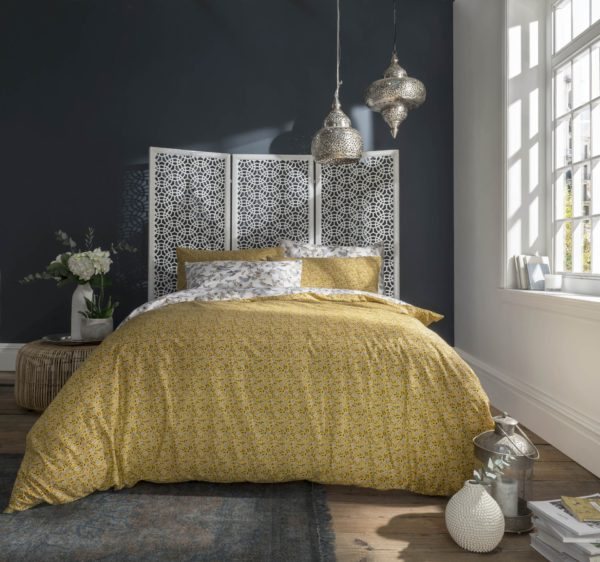 Fat Face Oriental Bird Ochre Bedset | Buy Online Here - Portmeirion Online