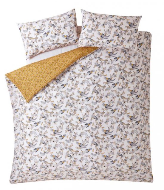 Fat Face Oriental Bird Ochre Bedset | Buy Online Here - Portmeirion Online