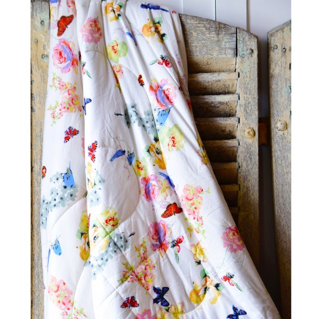 Powell Craft Secret Garden Double Quilted Throw | Buy Online Here ...