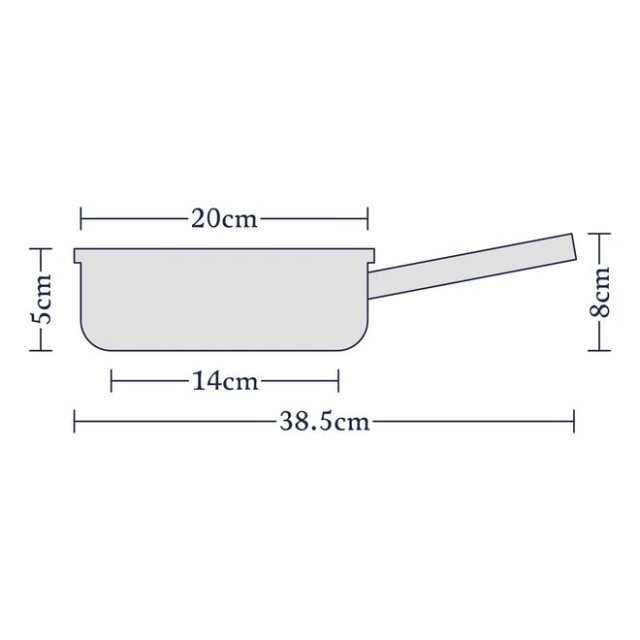 Stellar 1000 20cm Conical Frying Pan Non-Stick | Buy Online Here ...