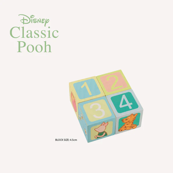 Classic Pooh Counting Blocks | At Portmeirion Online - Portmeirion Online
