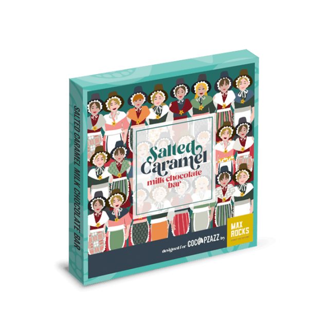 Coco Pzazz Max Rocks Salted Caramel Milk Choc Bar | Buy Online Here ...