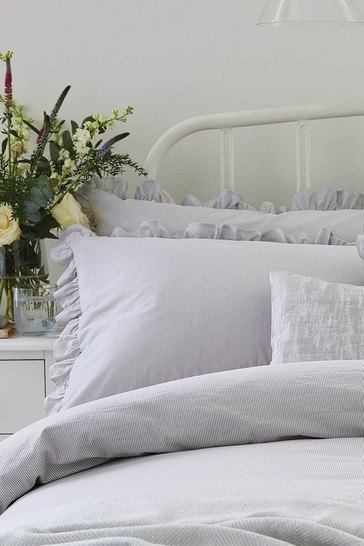 Laura Ashley Abigail Silver Bedding | Buy Online Here - Portmeirion Online